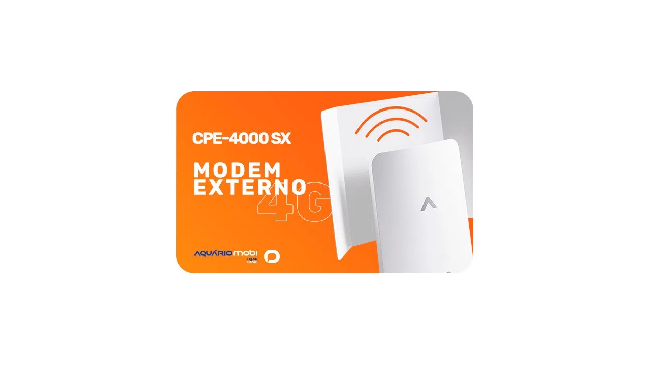 MODEM 4G EXTERNO CPE-4000SX AQUARIO - Datacillcom Informática