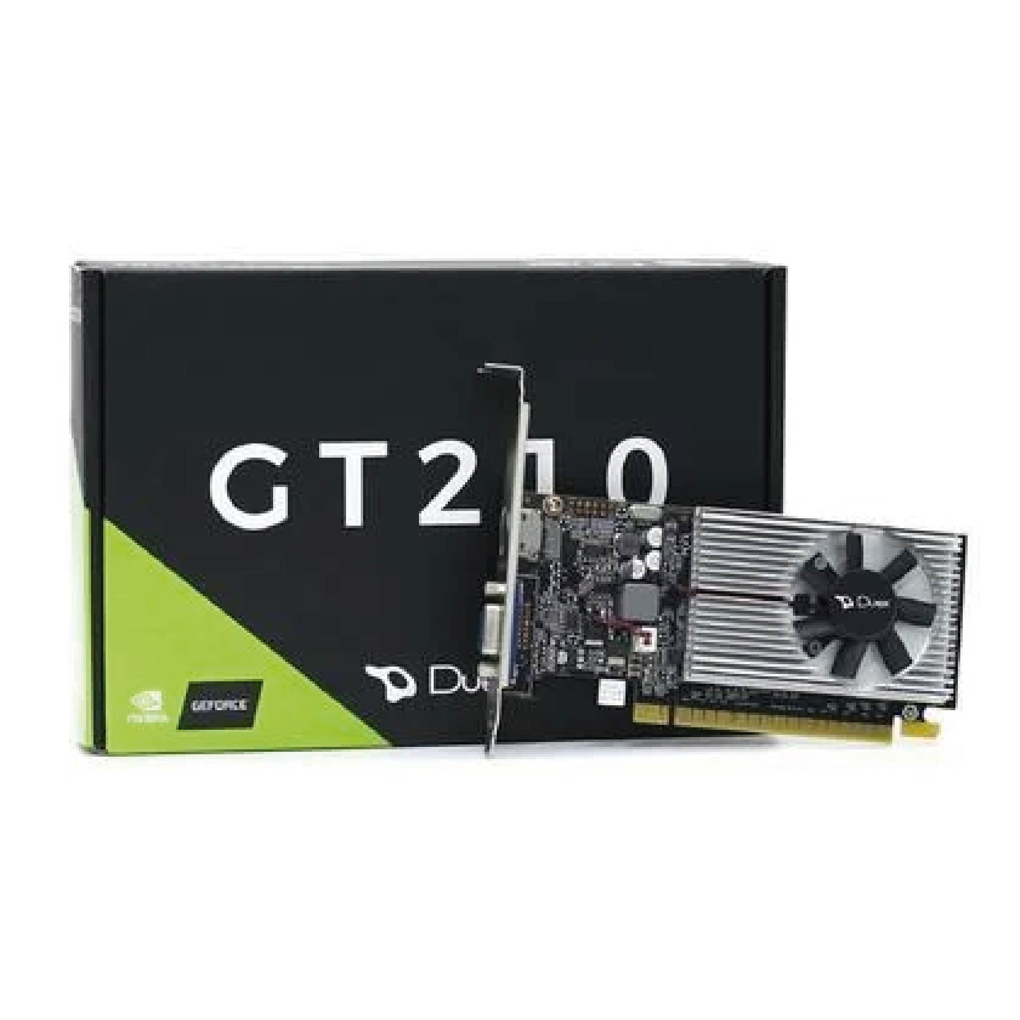 PLACA DE VIDEO DUEX GEFORCE G 210 1GB DDR3 64BITS - Datacillcom Informática