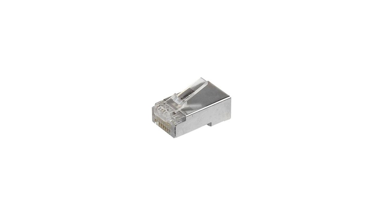CONECTOR RJ45 DE PASSAGEM 8X8 CAT6 BLINDADO CHIP SCE - Datacillcom ...