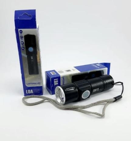 LANTERNA LED RECARREGAVEL ALUMINIO LUATEK LT-415 / LT-416A - Datacillcom Informática