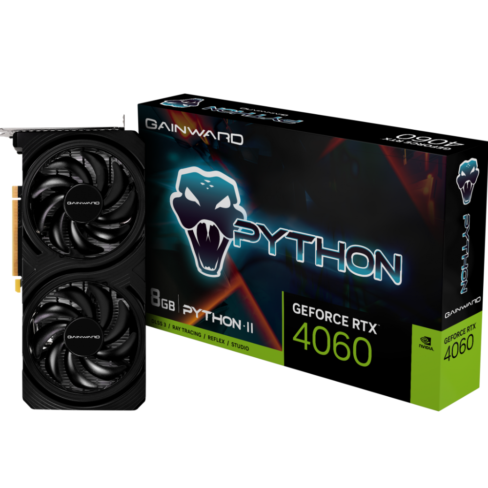 PLACA DE VIDEO RTX 4060 PYTHON 8GB GDDR6 128BITS GAINWARD - Datacillcom ...