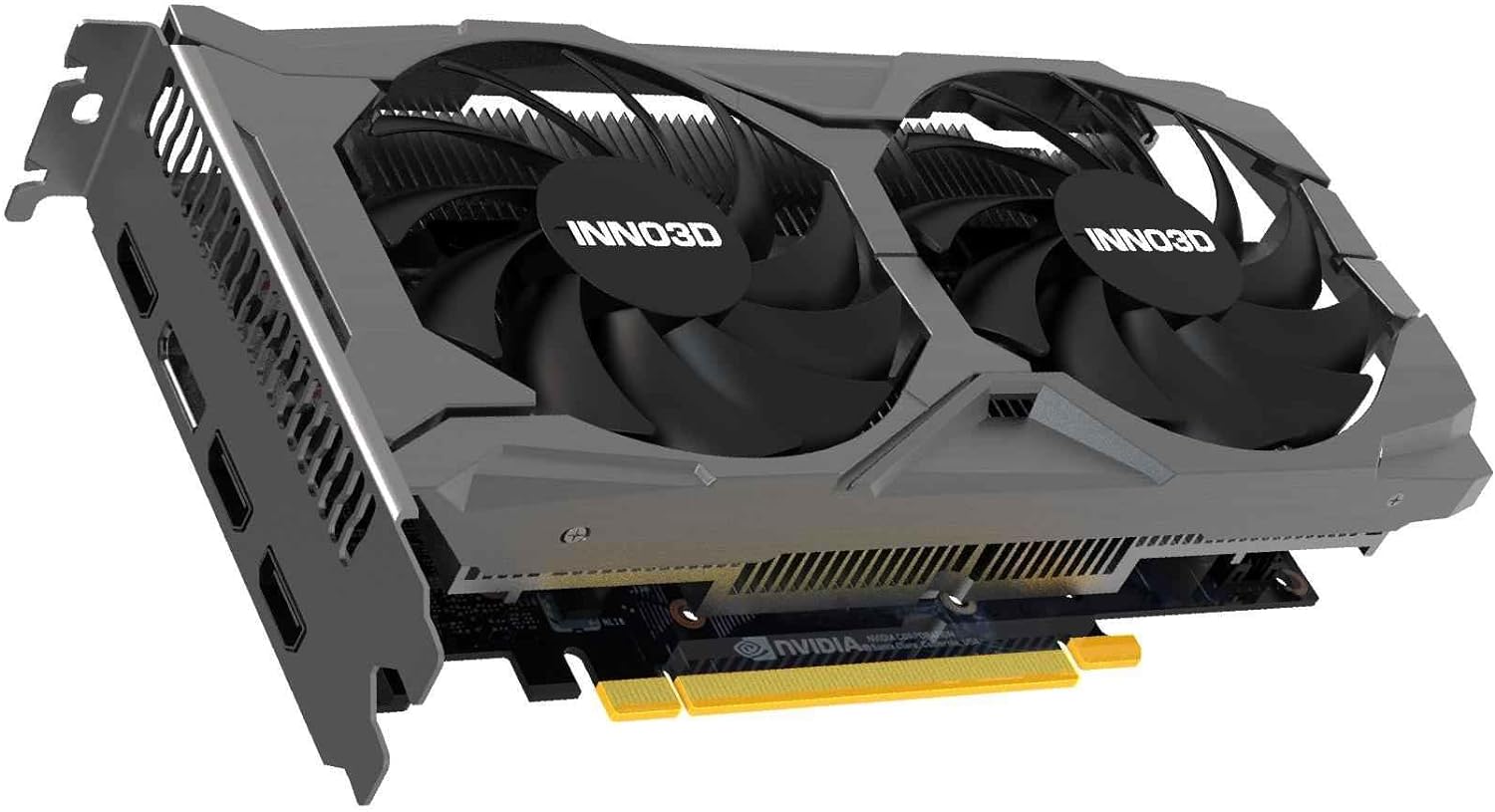 PLACA DE VIDEO INNO3D GEFORCE GTX 1650 TWIN OC X2 4GB GDDR6 128 BITS - Datacillcom Informática