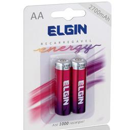 PILHA REC. ELGIN 2AA 2700MAH - Datacillcom Informática