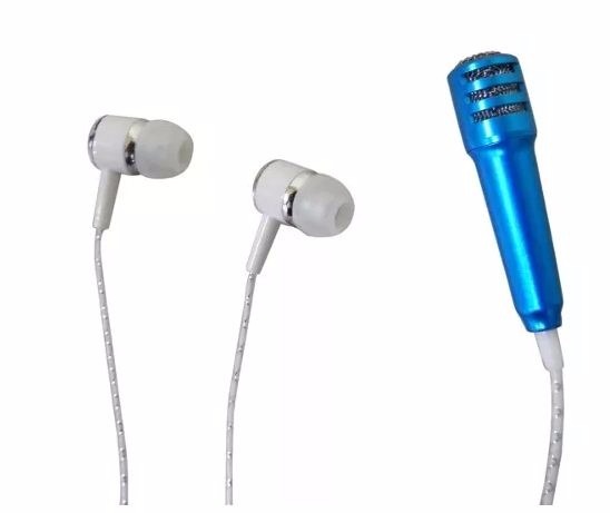 MICROFONE MINI PARA CELULAR COM FONE - Datacillcom Informática