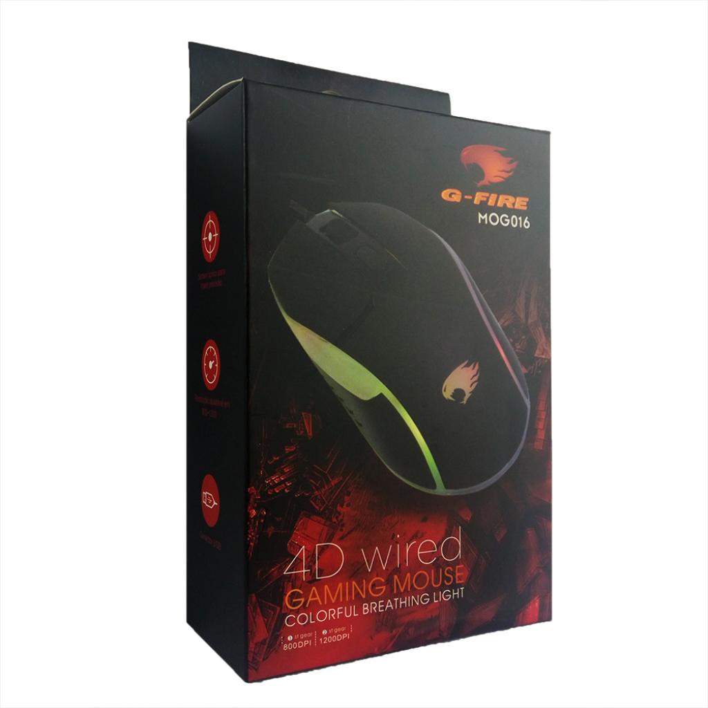 MOUSE GAMER D4 WIRED G-FIRE MOG016 - Datacillcom Informática
