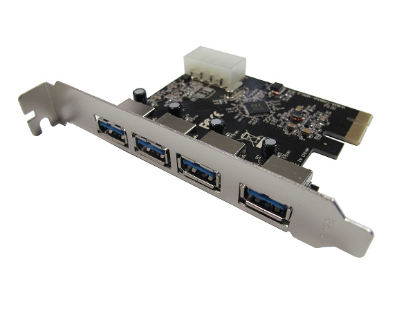 PLACA PCI EXPRESS - 4 PORTAS USB 3.0 DP-43 - Datacillcom Informática