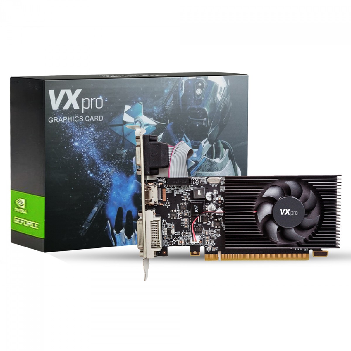 PLACA DE VIDEO 1GB NVIDIA GEFORCE VX PRO G210LP 64BIT DDR3 - Datacillcom Informática