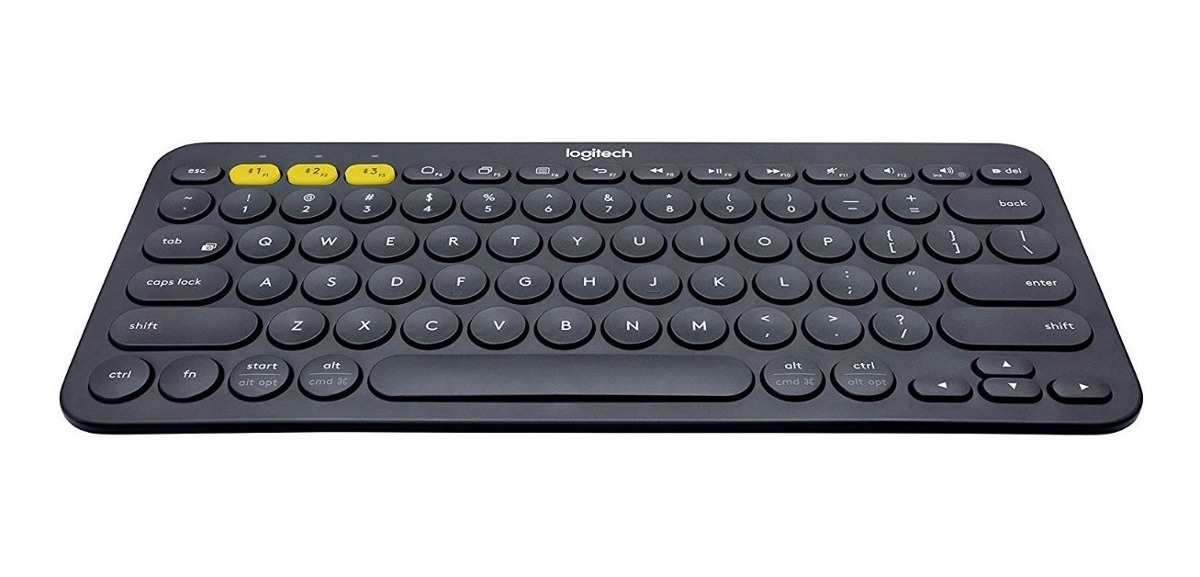 TECLADO BLUETOOTH SEM FIO LOGITECH K380 CINZA - Datacillcom Informática